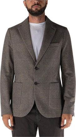 Circolo 1901 Homme, Vestes, Gris, Taille: M Veste Prince de Galles