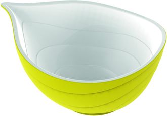 Zak designs zakdesigns 2263-0321 Salatschüssel Zwiebel, 18 cm, Melamin, Gold/weiß