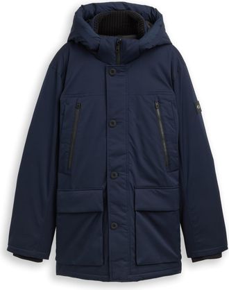 Tom Tailor Herren Arctic Parka mit Abnehmbarer Kapuze