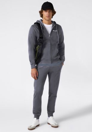 Champion Jogginganzug CHAMPION SPORTWEAR SWEATSUITS Standard Fit, Herren, Gr. M (48/50), fgy, fgy, clbl, Obermaterial: 55% Baumwolle, 45% Polyester, Sportanz&uuml;g