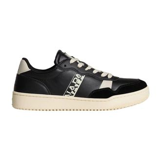 Napapijri Urbaner Komfort Sneaker Schwarz Similpelle - - Shoes - Herren - Schwarzk - 45 EU