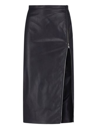 Gucci Midi Lambskin Skirt
