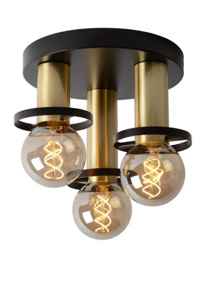 Lucide Lucide ANAKA - Deckenleuchte - &Oslash; 30 cm - 3xE27 - Schwarz