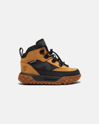Timberland Halbhoher wasserdichter GreenStride Motion 6 Bungee Sneaker f&uuml;r Kleinkinder in Gelb, Gelb, Gr&ouml;&szlig;e