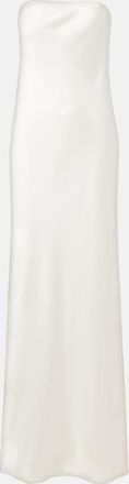 Norma Kamali Maxikleid aus Satin