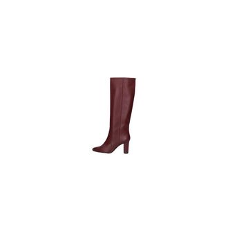 Omoda Rote Leder Statement Stiefel - - Shoes - Damen - Rot - 39 EU