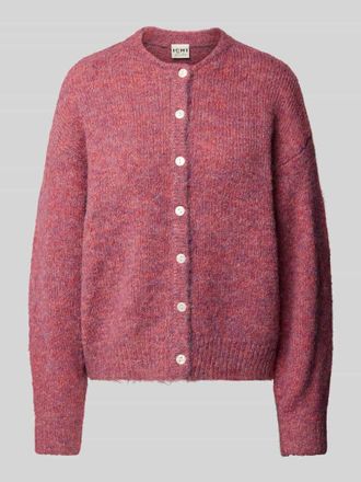 Ichi Relaxed Fit Strickjacke mit Woll-Anteil Modell Belablue