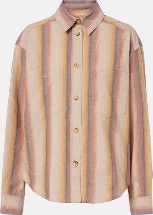 Isabel Marant Chemise Mahvane en coton &agrave; rayures