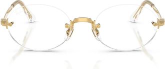 Ray-Ban unisex, Accessoires, Jaune, Taille: 52 MM Lunettes