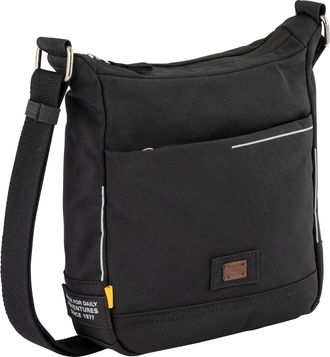Camel Active City Herren Umhängetasche Crossbody Bag Mittelgroß Schwarz
