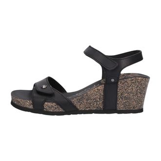 Panama Jack Schwarze Keilsandalette Julia Basics - - Shoes - Damen - Schwarzk - 40 EU