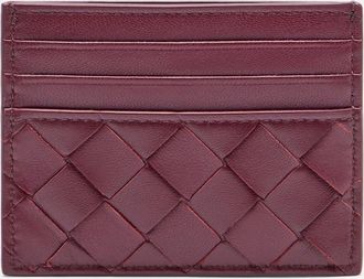 Bottega Veneta Kartenetui Intrecciato aus Leder