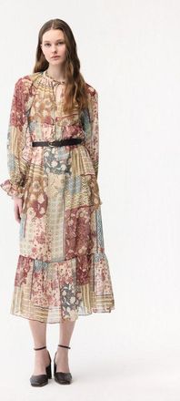 ADL Maxikleid Kleid mit Raffdetail