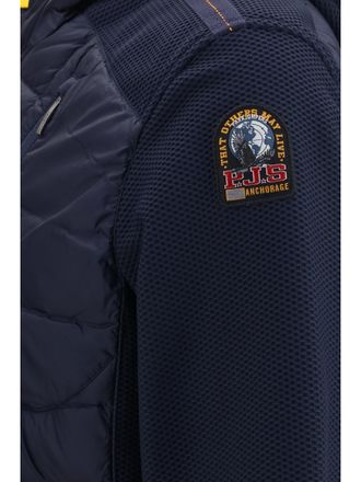 Parajumpers Mens Jacket Nolan Hybrid Blue Navy Duck Down (inner) Padded &