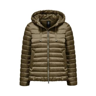 Bomboogie Femme, Vestes, Brun, Taille: 38 FR Doudoune en nylon cir&eacute;