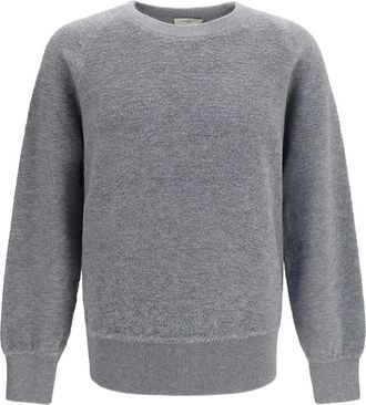 PIACENZA 1733 Piacenza 1733 - Pull Col Rond en Laine Vierge - Homme - Pulls - Gris - Taille: XL
