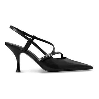 Tory Burch Femme, Chaussures, Noir, Taille: 40 EU Escarpin &agrave; boucle Double T 75mm