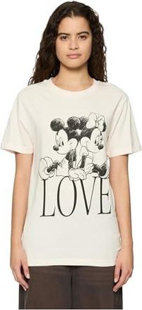 Merchcode T-Shirt pour Femme, Rose Marshmallow, M