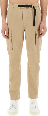 Woolrich Cotton Blend Cargo Pants - Beige