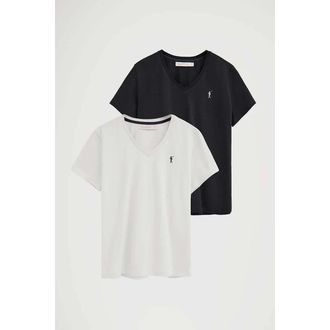 Polo Club PACK 2 - RIGBY GO TSHIRT V W VO B-W
