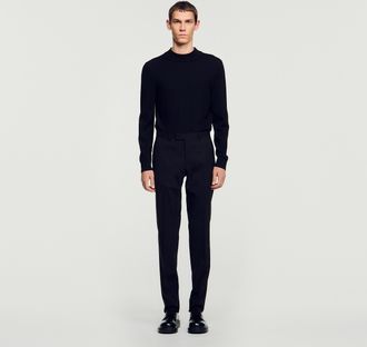 Sandro Pantalon de costume &agrave; coupe classique