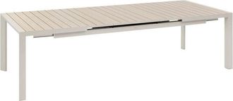 Hesperide Hesperide - Table de jardin extensible rectangulaire Évasion en aluminium lin et argile traité époxy 10 places - Hespéride