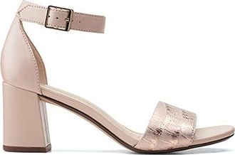 Clarks Femme Jocelynne Cam Pompe, Cuir Dusty Rose Interest, 37 EU