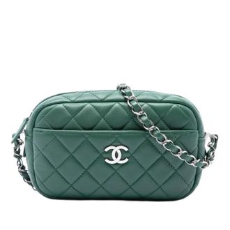 Chanel Pre-owned Vintage Umh&auml;ngetasche - - Pre-owned - Damen - Gr&uuml;n - ONE SIZE