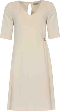 Herno Robe Au Genou - Blanc