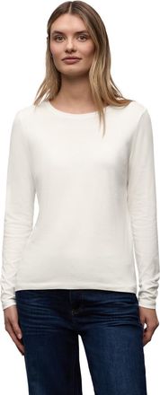 Street One Basic Rundhalsshirt Off White 34