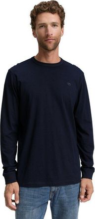 Tom Tailor Langarmshirt mit Logo Stickerei