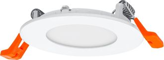 Osram Downlight Slim 85mm, LED Einbauleuchte, 4.5W, 4000K neutralwei&szlig;, 240 Lumen, flaches Design, IP20, einfache Montage f&uuml;r Wohnr&auml;ume und K&uuml;chen, Wei&szlig;