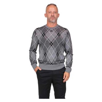 Dolce & Gabbana Maglia Girocollo N9860 - - Knitwear - Herren - Grau - XL