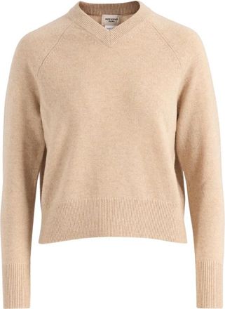 Max Mara Wkdpadre V-Ausschnitt Strick - - Knitwear - Damen - Beige - S