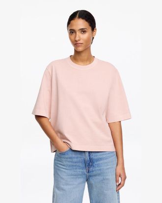 Arket Kastiges Signature-T-Shirt -Rosa