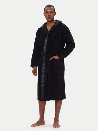 Emporio Armani Bademantel EM002255 AF14986 UC001 Schwarz