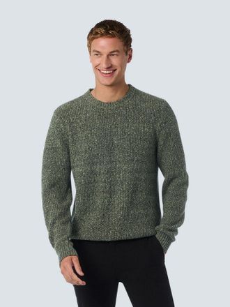 No Excess Strickpullover in melierter Optik