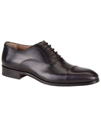 Magnanni Businesss-Schuhe in Oxford-Form aus Glattleder in