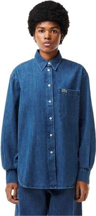 Lacoste Hemd f&uuml;r Damen, Denim (Mittelblau)