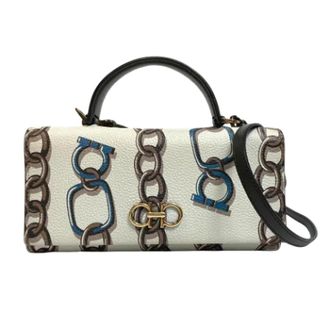 Ferragamo Pre-owned Leder Handtaschen - - Pre-owned - Damen - Wei&szlig; - ONE SIZE