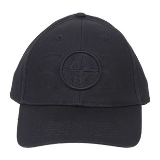 Stone Island Homme, Accessoires, Bleu, Taille: ONE Size Casquette de baseball avec logo