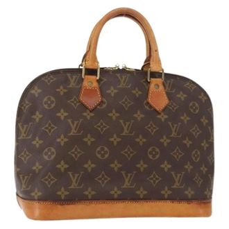 Louis Vuitton Sac &agrave; main en toile Pre-owned - Femme - Pre-owned - Brun - Taille: ONE Size