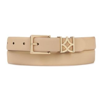 Kazar Beiger G&uuml;rtel mit monogrammierten G&uuml;rtelschlaufe - - Accessories - Damen - Beige - 110 CM