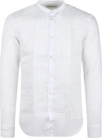 Brian Dales chemise en lin - Blanc