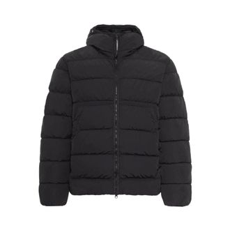 C.P. Company C.p. Company, Homme, Vestes, Noir, Taille: M Veste Noire Matelassée à Capuche