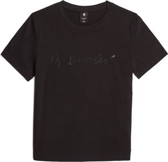 G-Star G-Script Shiny Regular Tee