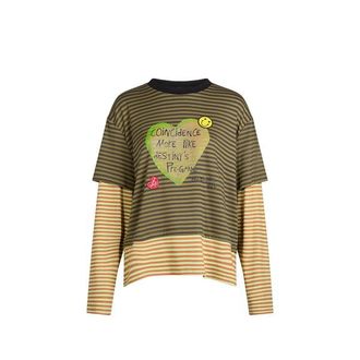 Andersson Bell T-shirt ray&eacute; effet double