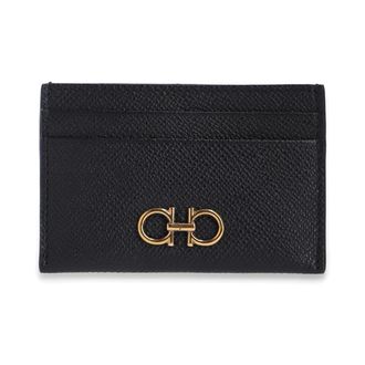 Ferragamo Gancini Kartenetui - - Accessories - Damen - Schwarzk - ONE SIZE