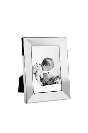 Fink Bilderrahmen, Silber, Chrom, Metall, Glas, rechteckig, 14x19x2 cm, Bilder und Zubeh&ouml;r, Bilderrahmen, Metallrahmen