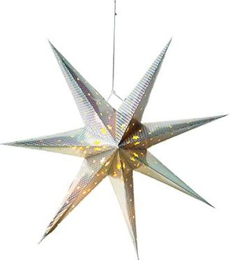 Amare LED-Stern 60x20x60cm silber